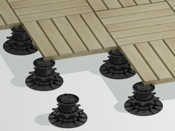Plots Réglables Pvc Pour Terrasse Deck Linea